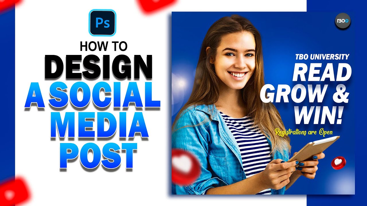 How To Design Social Media Post In Photoshop Step By Step Guide