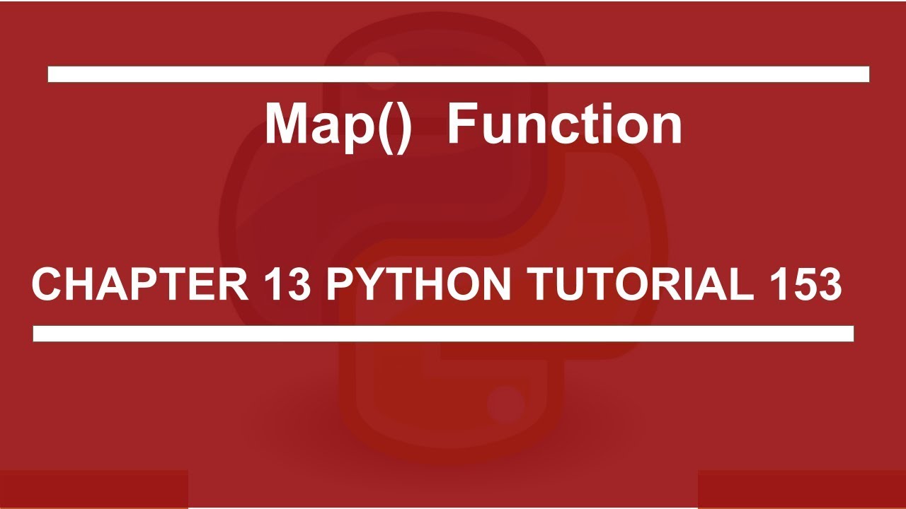 Map Function Python Tutorial 153 Youtube