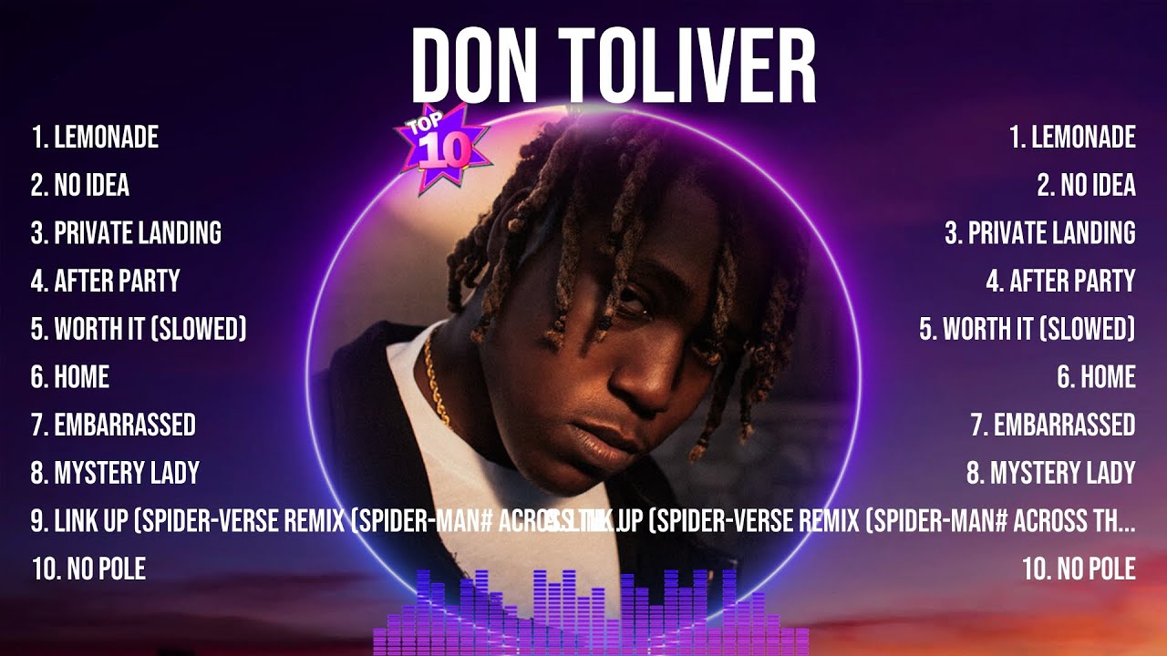 Don Toliver Top Hits Popular Songs Top 10 Song Collection Youtube