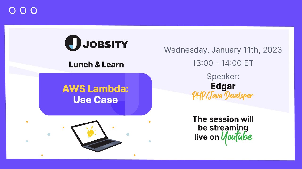Lunch And Learn Aws Lambda Use Case Youtube