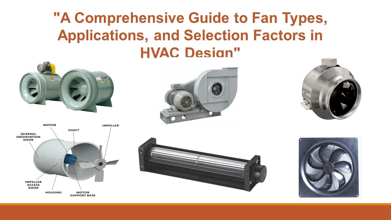 A Comprehensive Guide To Fan Types Applications And Selection