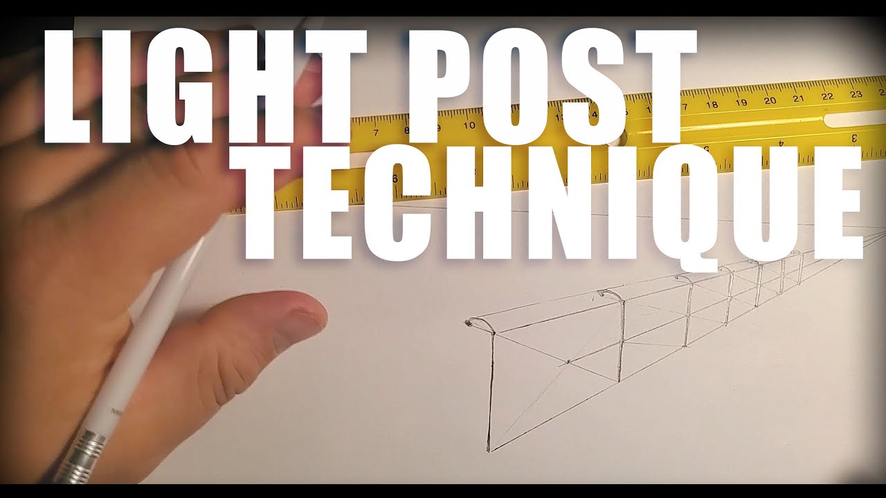 2 Pt Perspective Light Post Technique Youtube