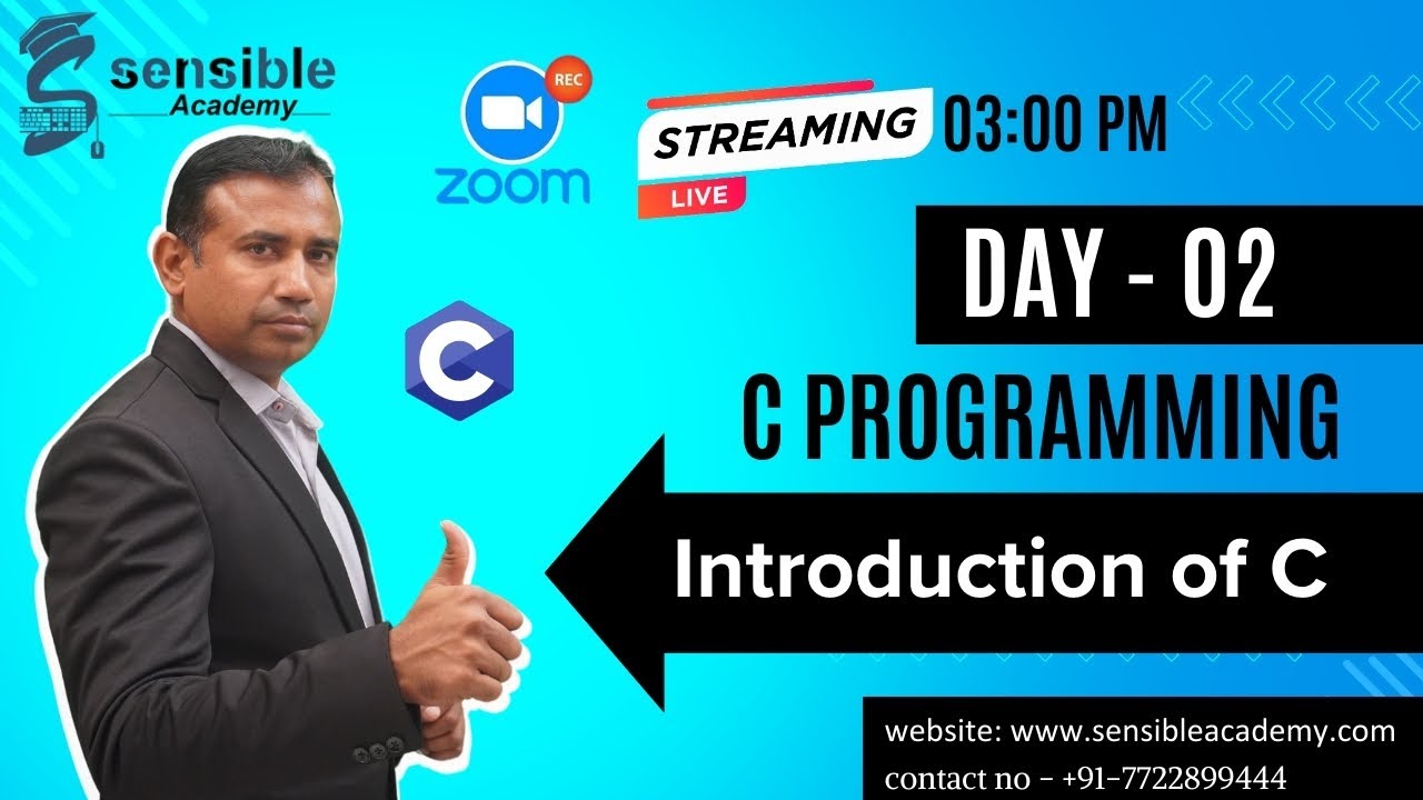 Class 2 Introduction Of C Youtube