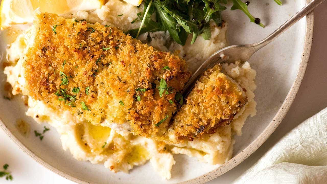 Quick Parmesan Crumbed Fish Oven Broiled Youtube