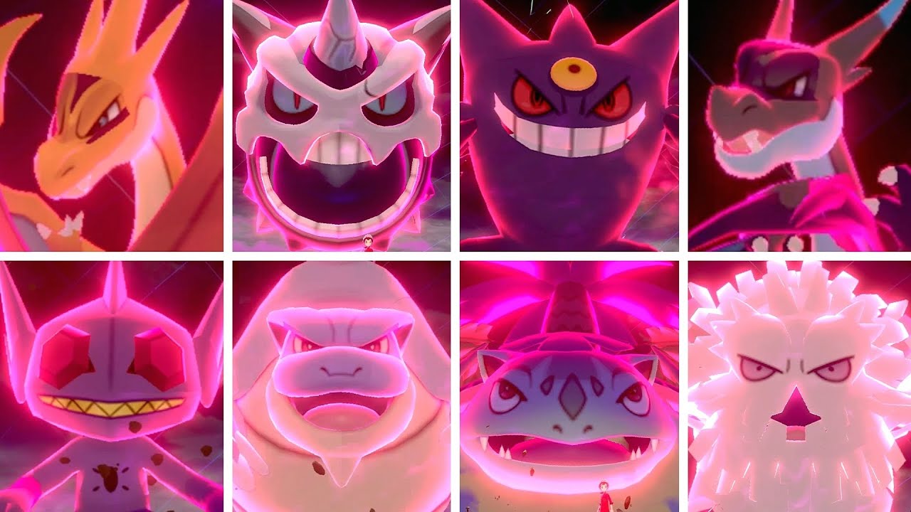 All Mega Evolutions In Pokémon Sword Shield Youtube