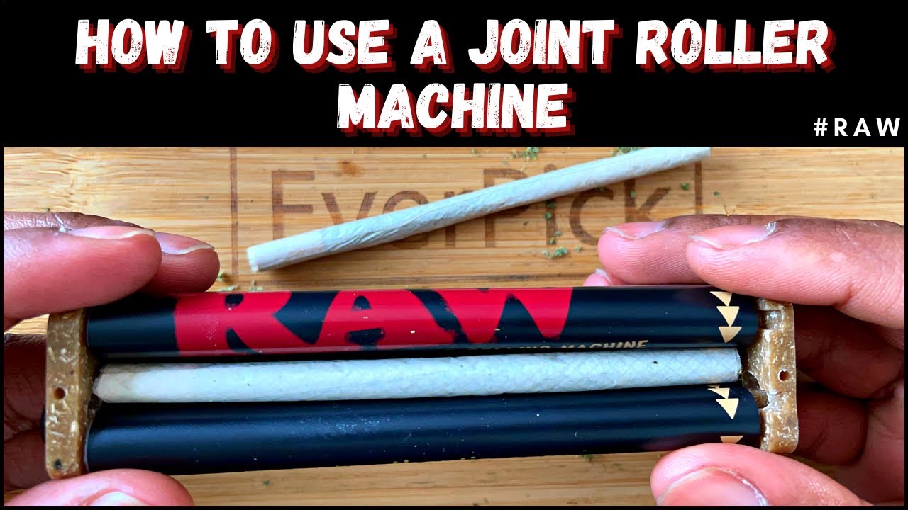 How To Use A Raw Joint Roller Rolling Machine Youtube