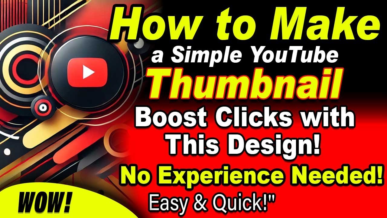 Easy Youtube Thumbnail Tutorial No Design Skills Needed Youtube