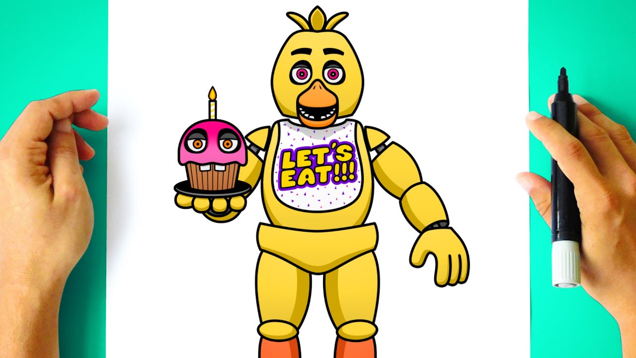 Five Nights At Freddys Chica Drawing 10 Ways The Five Nights At