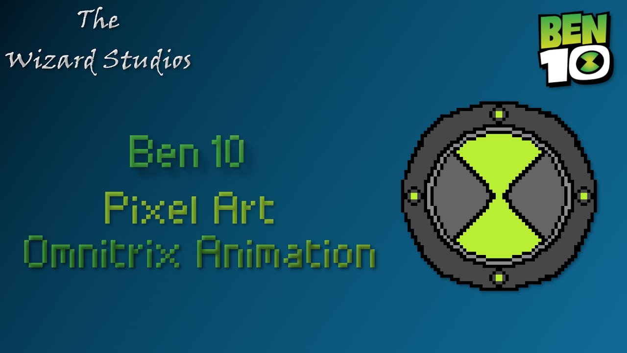 Ben 10 Pixel Art Omnitrix Animation Youtube