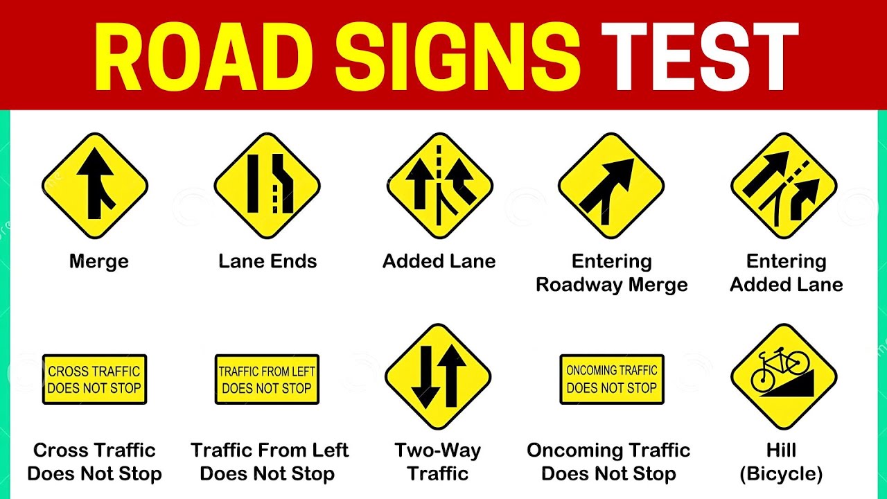 Road Signs For Driving Test California Road Traffic Signs 2024 Dmv
