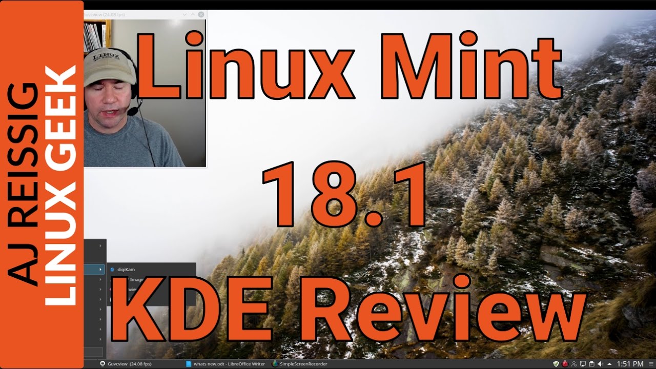 Linux Mint 18 1 Kde Review Youtube