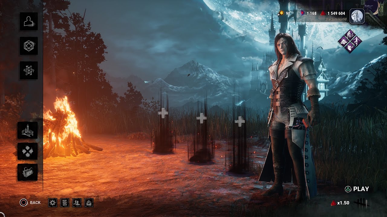 Dead By Daylight Castlevania S Lobby Menu Trevor Belmont Youtube