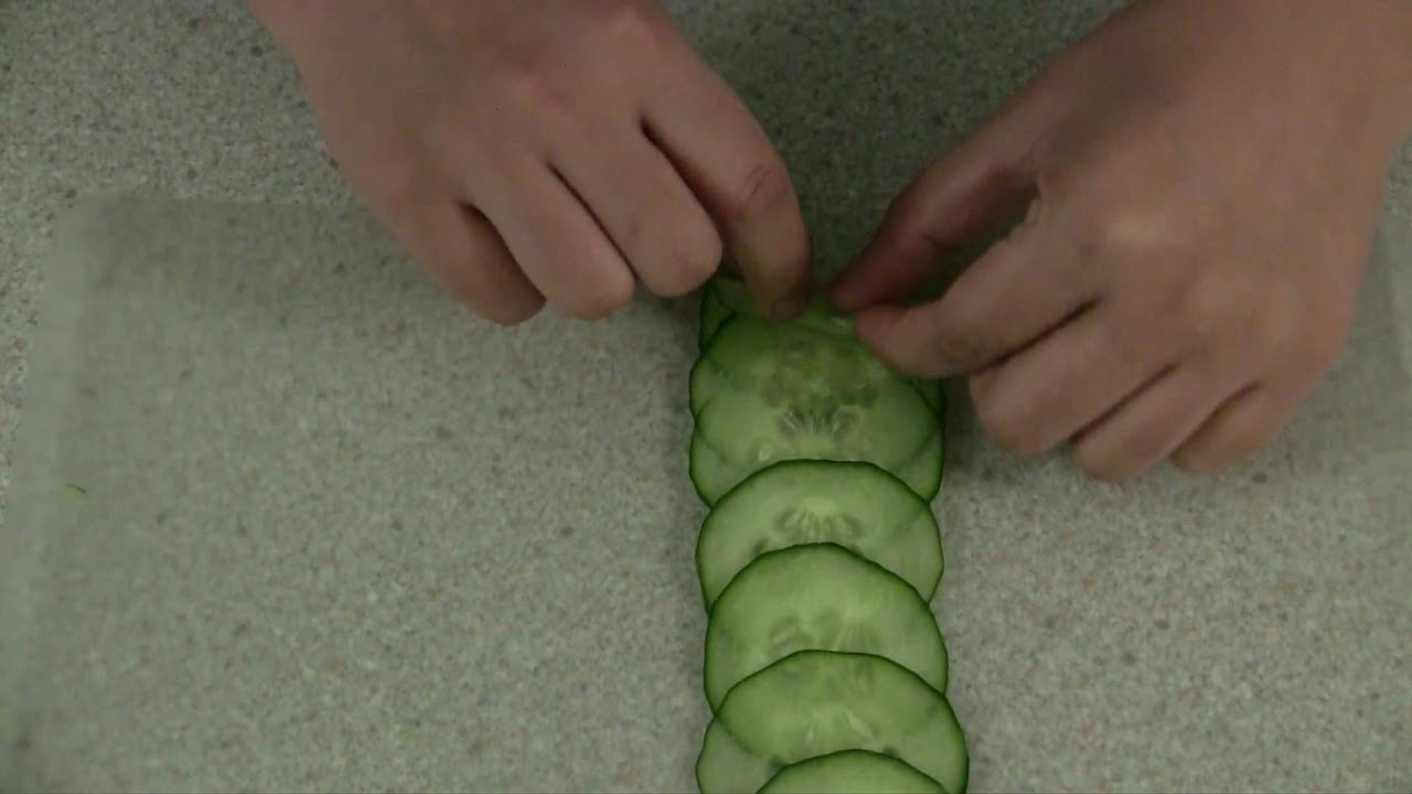 How To Make Cucumber Rose Youtube
