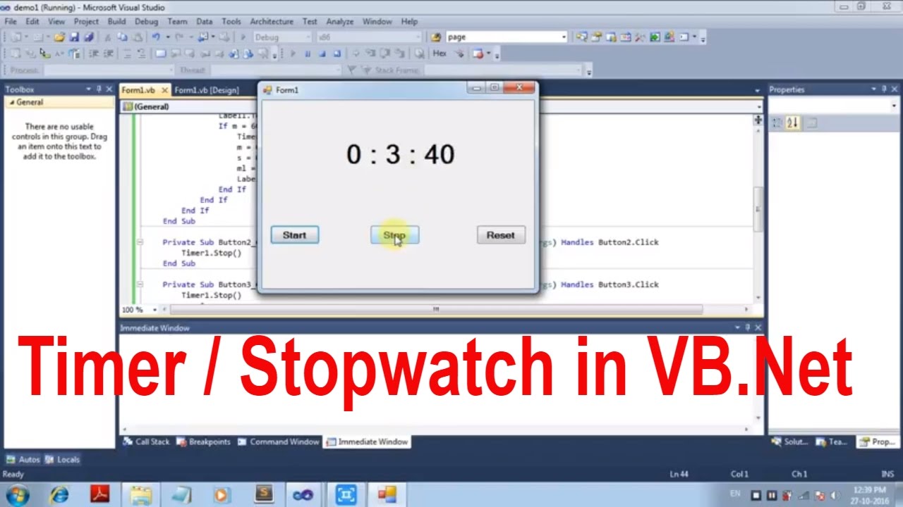 How To Make A Countdown Timer In Visual Basic At James Schofield Blog
