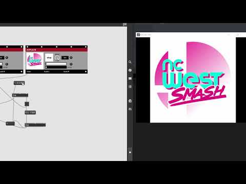 Animating The Nc West Logo With Maxmsp Youtube