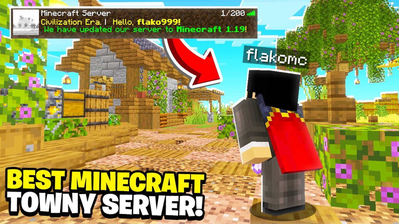 Best Minecraft Towny Survival Server In 2023 1 19 Java Mcpe