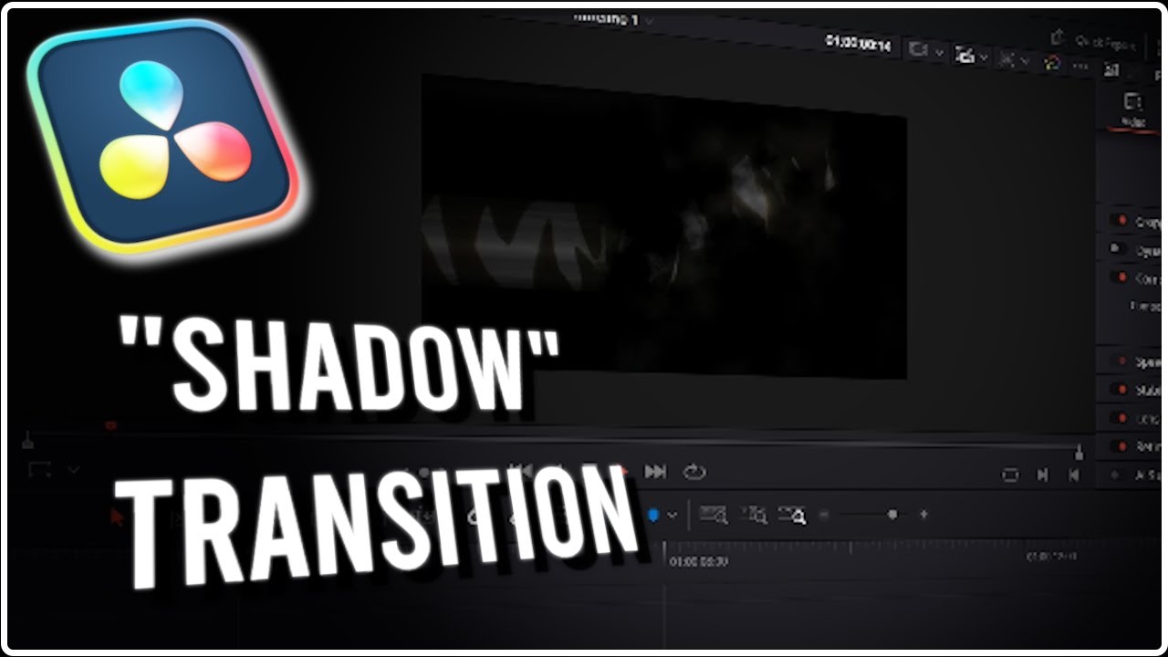Davinci Resolve Shadow Transition Tutorial Youtube