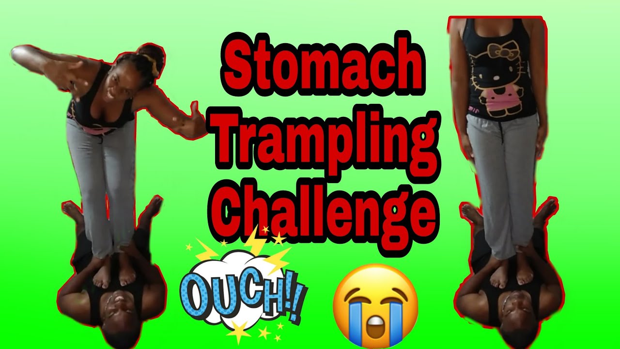Stomach Trampling Challenge Body Trampling How Long Can My Wife