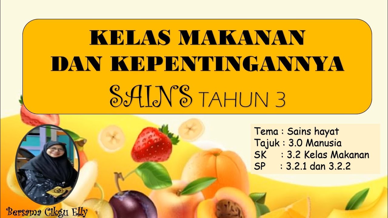 Kelas Makanan Sains Tahun 3 Kelas Makanan Membalik Buku Halaman 1 10