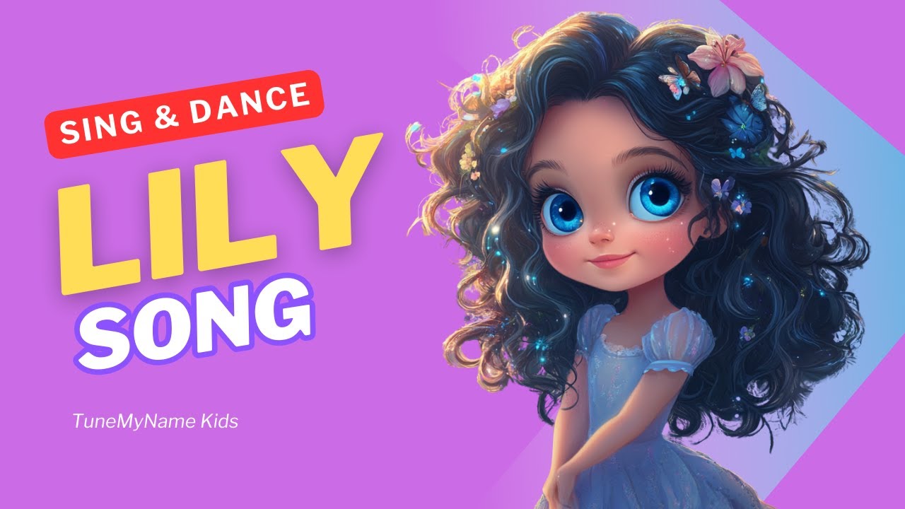 Lily Song Sing Dance For Kids Karaoke With Lyrics Youtube
