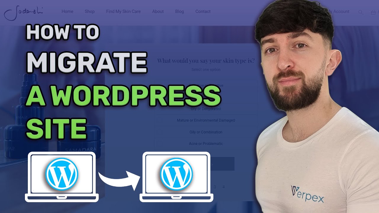 How To Migrate A Wordpress Site Youtube