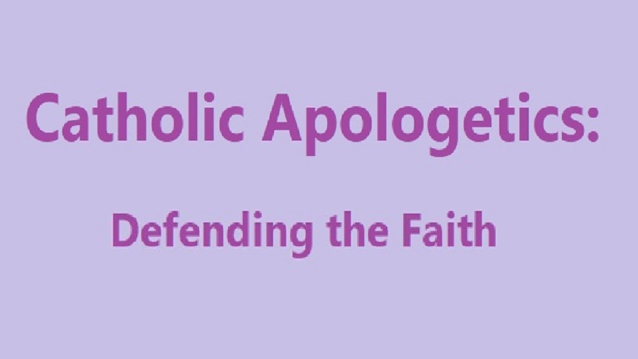 Apologetics Introduction Youtube
