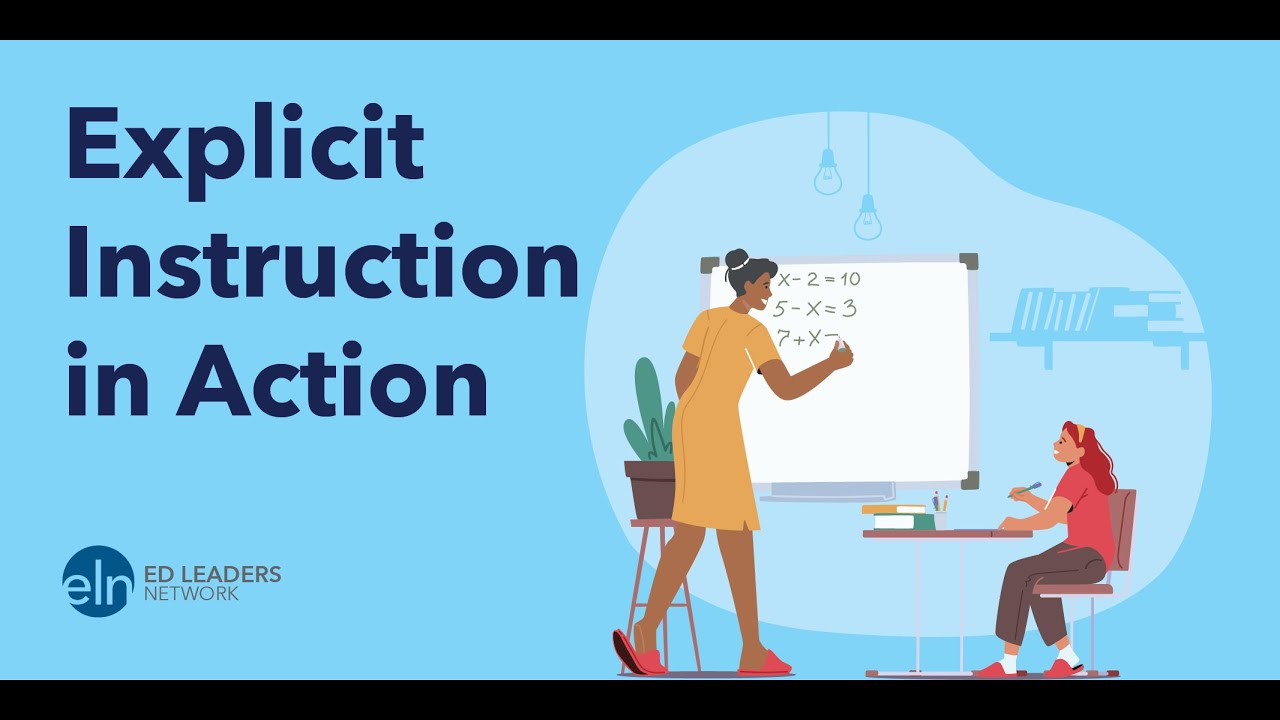 Explicit Instruction In Action Youtube