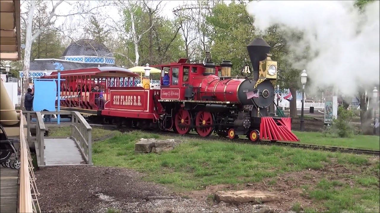 St Louis Six Flags Tommy G Robertson Railroad Youtube