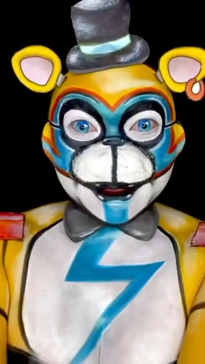 Five Nights At Freddys Glamrock Freddy Sfx Makeup Transformation