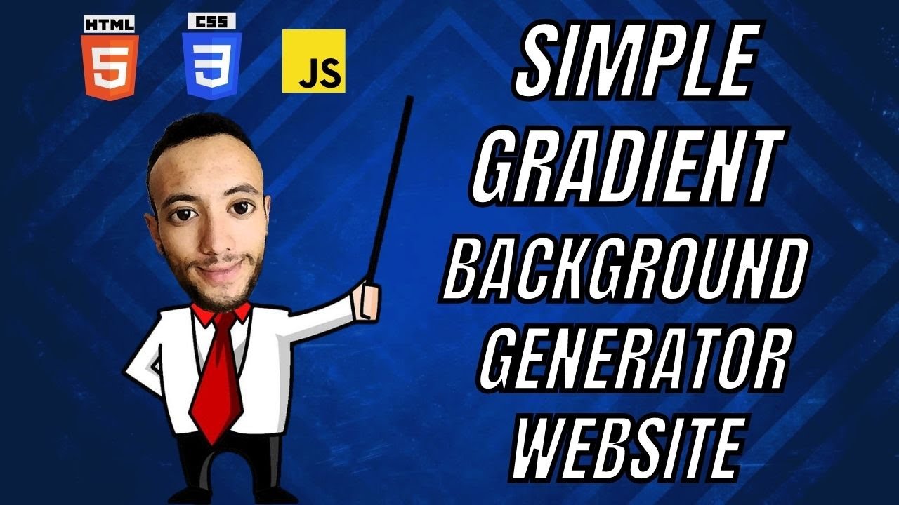 Arabic Tutorial Create A Linear Gradient Background Generator Using