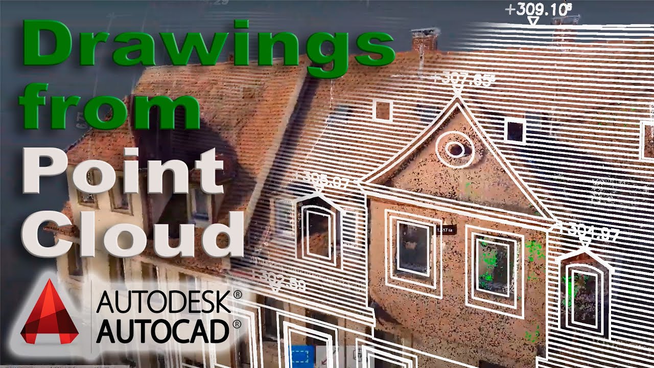 Drawing From Point Cloud Autocad Youtube