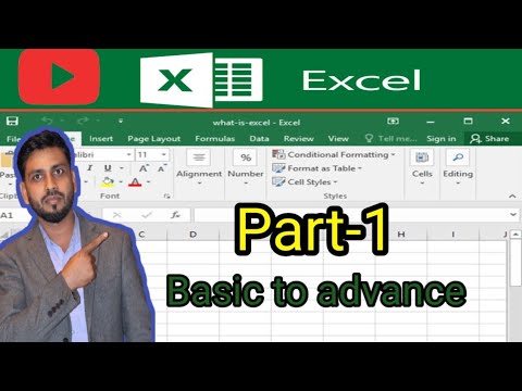 Microsoft Excel Full Course Basic To Advance Ms Excel Part 1 Youtube