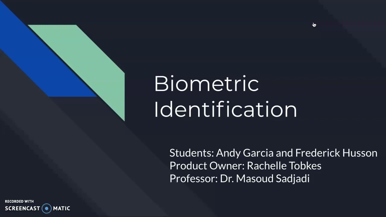 Biometric Identification Introduction Youtube