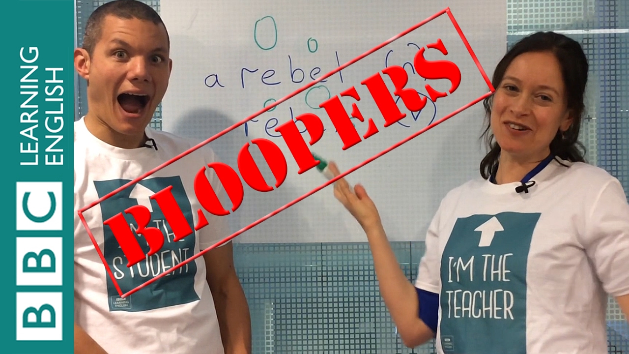 The Teachers Room Teaching Word Stress Bloopers Youtube