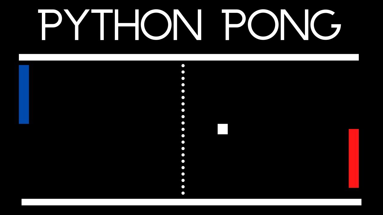 Python Pygame Pong Part 2 Youtube