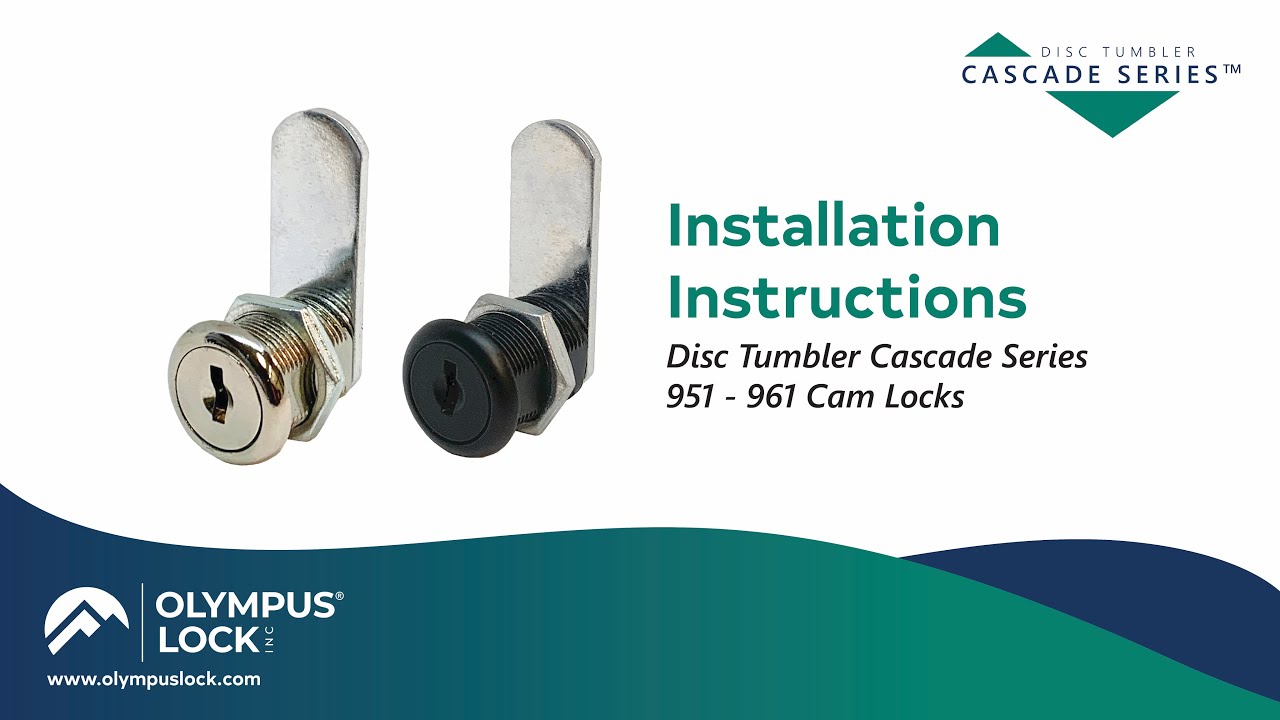 Cascade Series Cam Locks Installation Youtube