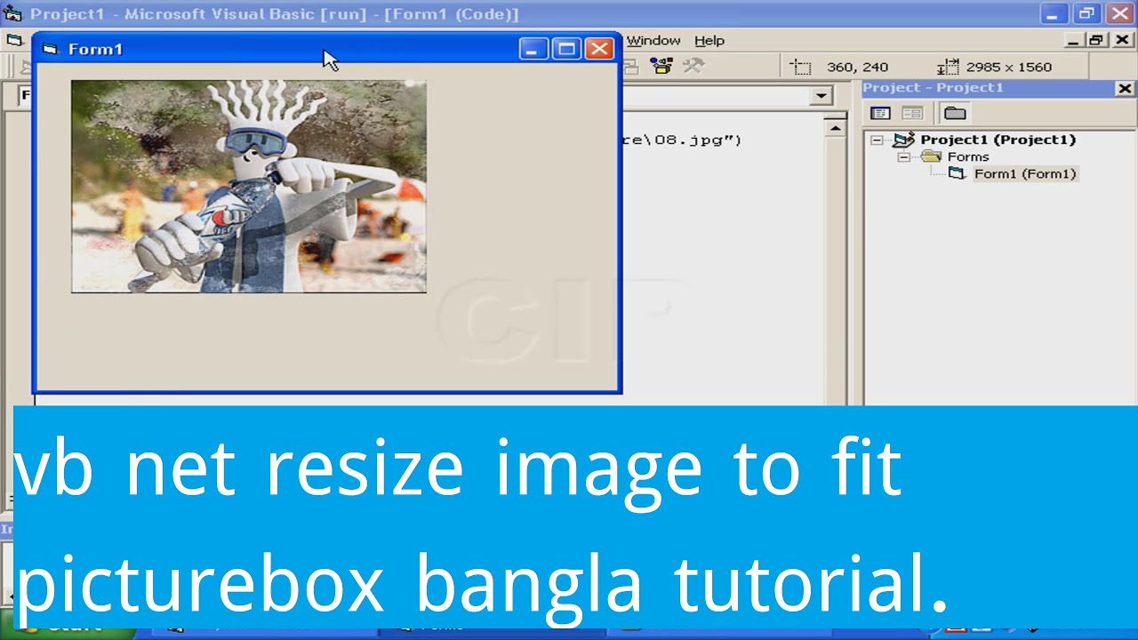 Vb Net Resize Image To Fit Picture Box Bangla Tutorial Youtube