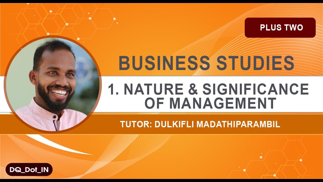Plus Two Business Studies Chapter 1 Part 2 Youtube
