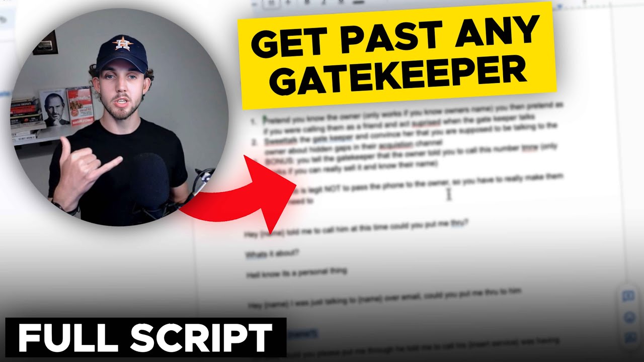 How To Get Past Gatekeepers Smma Cold Calling Youtube