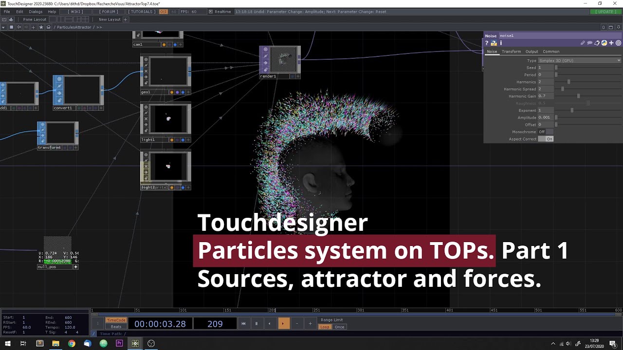 Touchdesigner Particles System On Tops Part 1 Sources Attractor