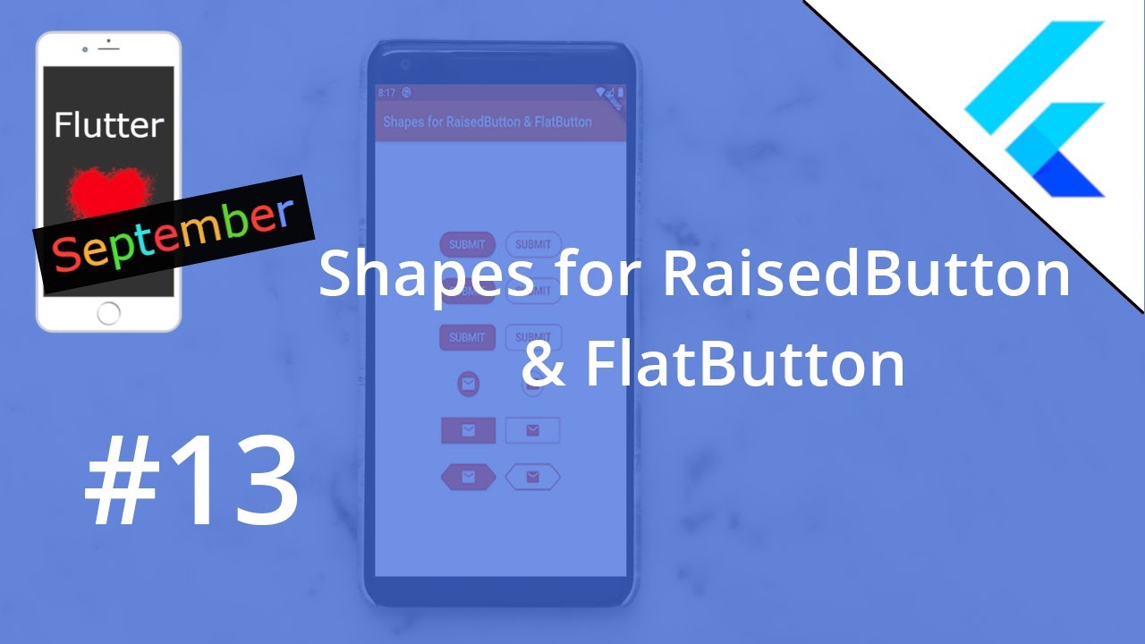 Flutter Tutorial Shapes For Raisedbutton Flatbutton Youtube
