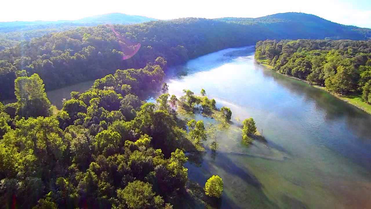 Drone Video Of The White River At Lakeview Arkansas Youtube