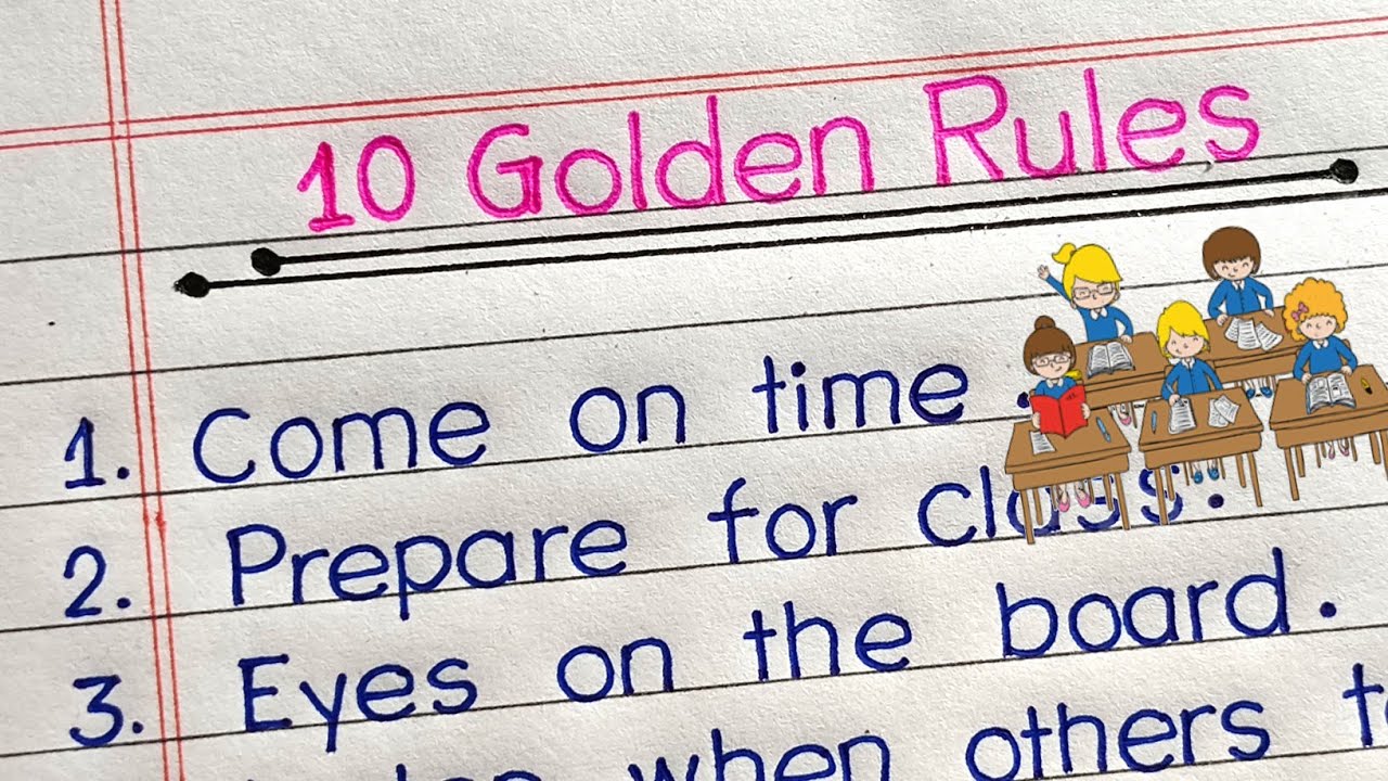 The 12 Golden Rules In English Class Esl Worksheet By 52 Off