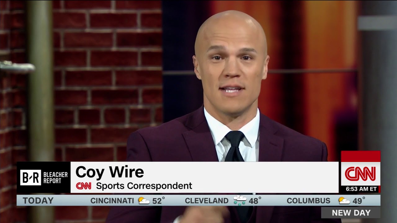 Coy Wire Cnn Sports Correspondence Saying Something Youtube