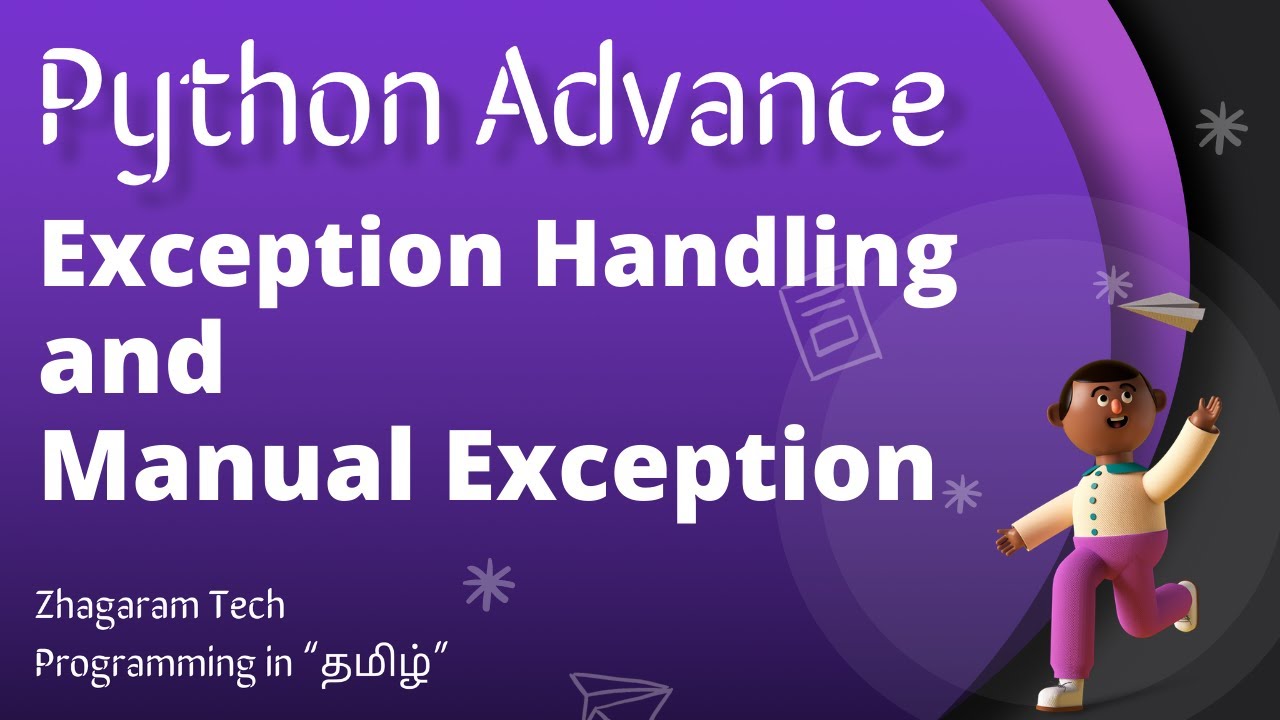 Python Tutorials Manual Exception Raise Zerodivisionerror Tamil