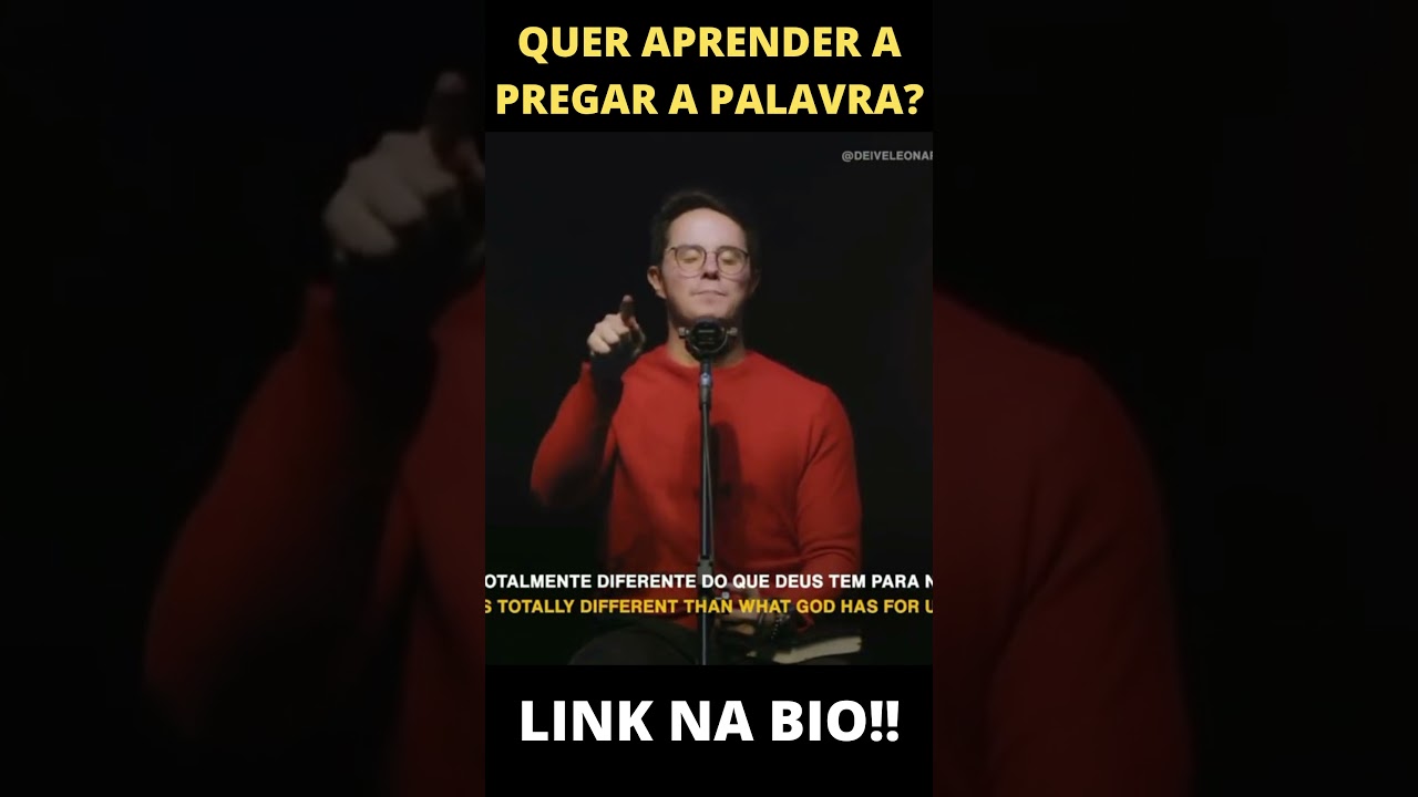 Nao Seja Ansioso Deive Leonardo Shorts Palestra E Motivação