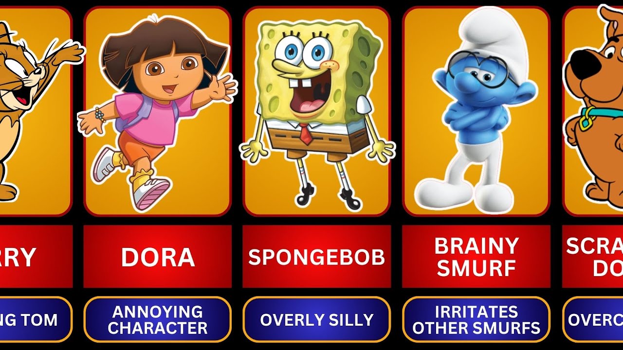The Most Annoying Characters In Cartoons Youtube