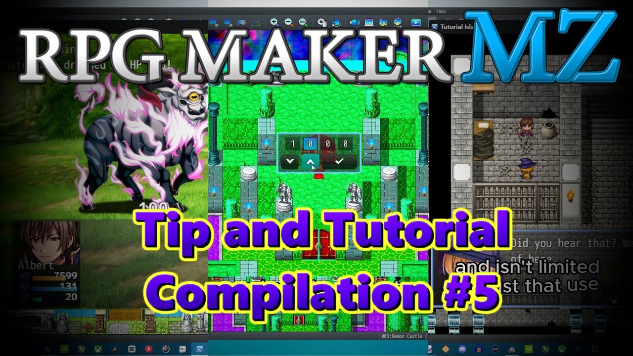 Rpg Maker Tip Tutorial Compilation 5 Youtube