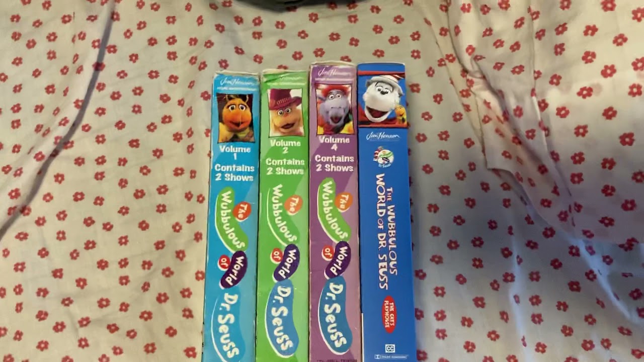 My The Wubbulous World Of Dr Seuss Vhs Collection 2021 Edition Youtube