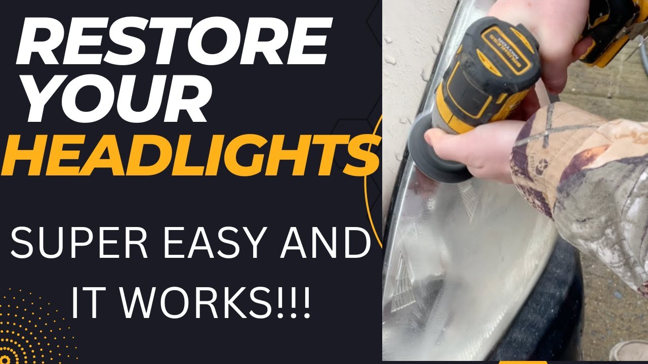 Restore Headlights Super Easy Youtube